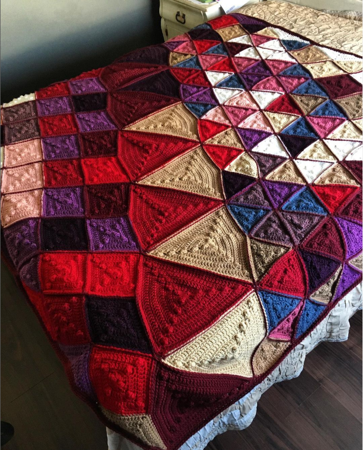 Graffiti Blanket Crochet Pattern, from My Book “The Art of Crochet ...